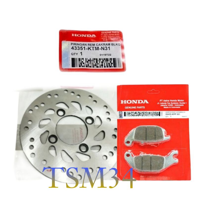 Jual kampas rem +piringan belakang Blade 125injeksi / Supra x125 DD / CS1/ Blade Repsol / Blade ...