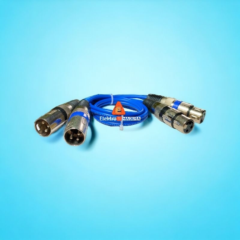 Jual kabel xlr Canon famale to male siap pakai bahan kabel kitanii ...