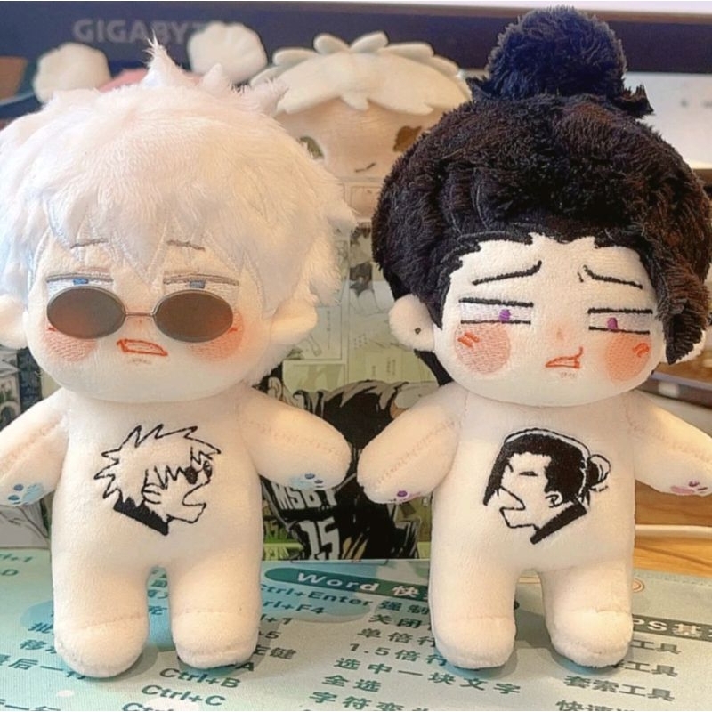 Jual Gojo Satoru Plushie + Free Shirts | JUJUTSU KAISEN | 10cm Plush ...