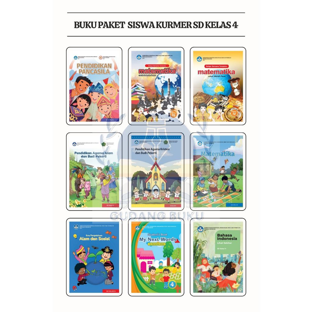 Jual Buku Paket Siswa Kurmer SD/Mi Kelas 4 Kurikulum Penggerak Merdeka Belajar Tahun 2024 ...