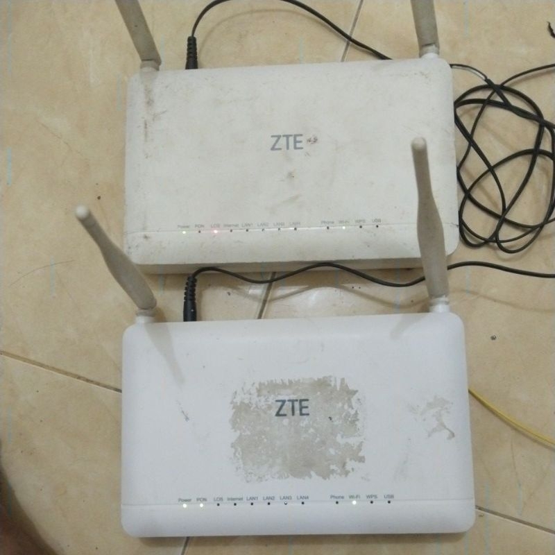 Jual zte gpon ont model : xzhn f670l kondisi normal antena bulat sesuai ...