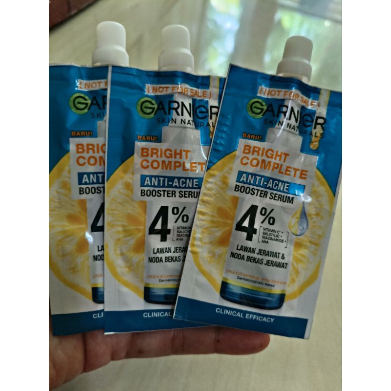 Jual GARNIER ACNE SERUM SACHET 5ML ORI | Shopee Indonesia
