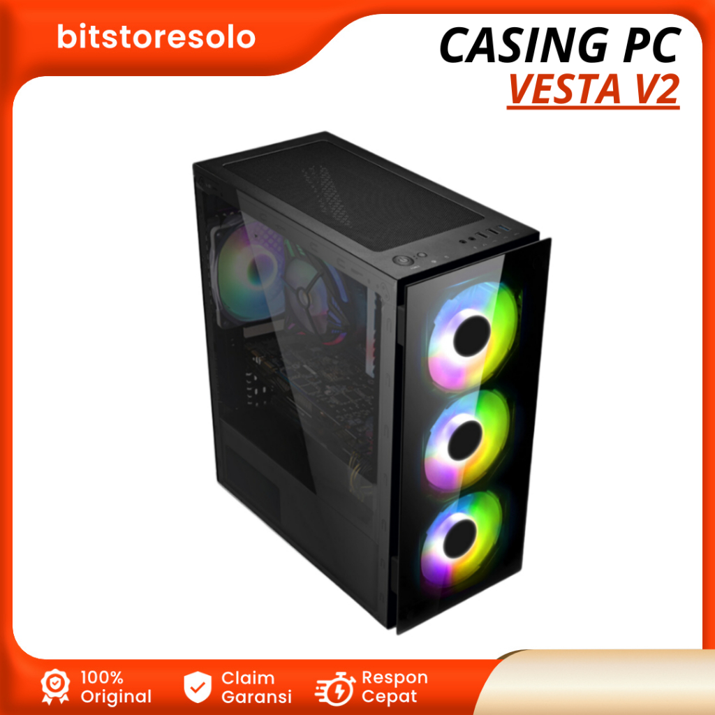 Jual Casing PC Gaming Infinity Vesta V2 ATX | Shopee Indonesia