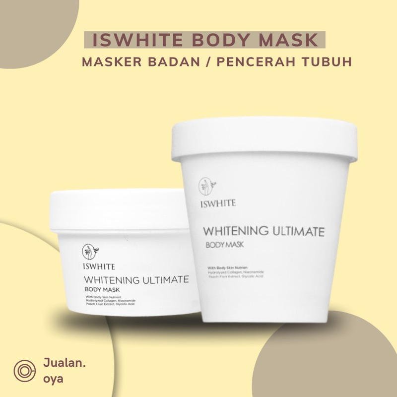 Jual ISWHITE Ultimate Body Mask [Pencerah Tubuh - Masker Badan ...