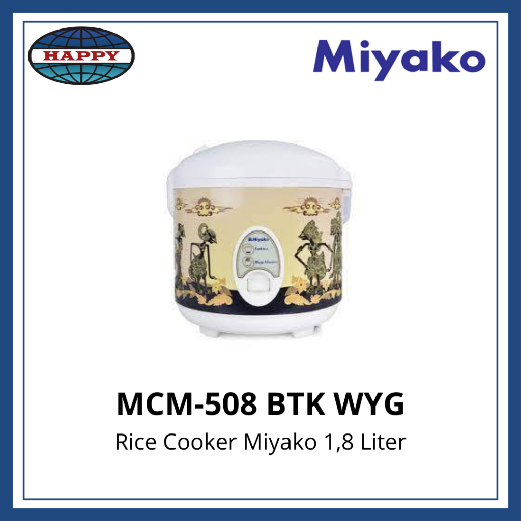 Jual MAGIC COM 508 BTK MIYAKO 1,8 L / Miyako MCM 508 Rice Cooker 1,8 L ...