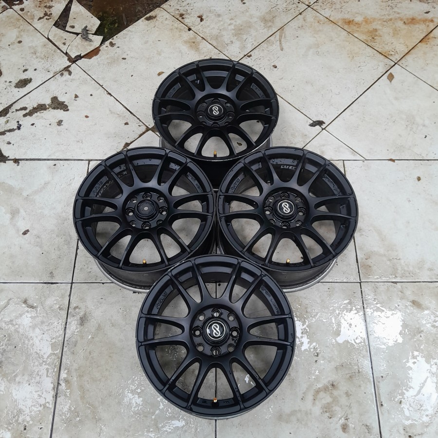 Jual Velg Mobil Bekas ENKEI R15 Lubang Pcd 4x100 4x114,3 | Shopee Indonesia