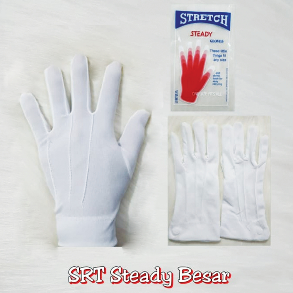 Jual Sarung Tangan Putih Polos Steady | Sarung Tangan Putih | Sarung ...