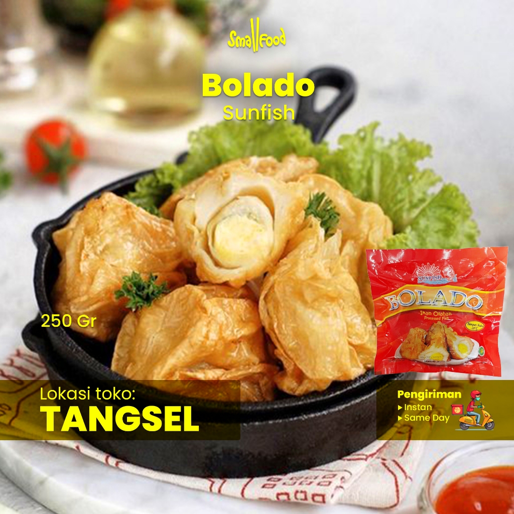 Jual Sunfish Bolado 250gr / Bolado Isi Telur Puyuh / Ekado / Smallfood ...