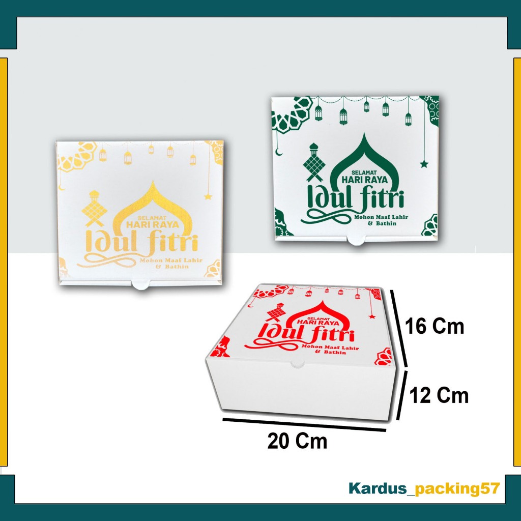 Jual Box 20x16x12 cm LD/Box hari raya/Box Packing/Kardus/Kemasan/Kardus ...