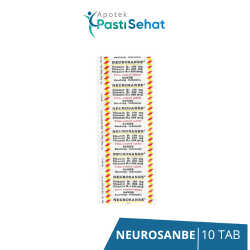Jual NEUROSANBE 100 TABLET / VITAMIN SARAF / PEGAL PEGAL / KESEMUTAN ...