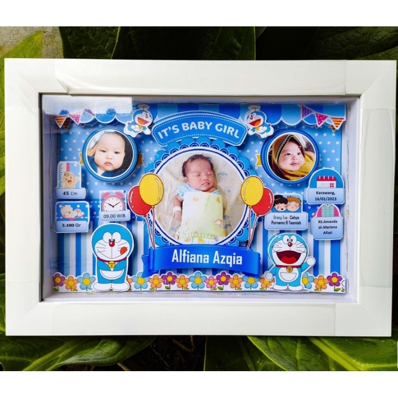 Jual BIODATA BAYI & ANAK 3D atau 2D UKURAN 35 x 25 Cm [Desain PART 2 ...