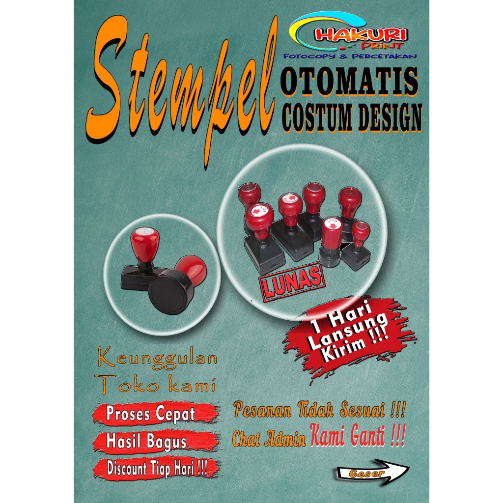 Jual STEMPEL STANDAR - Stempel, Stempel flash, Stempel custom, Stempel murah, Stempel Otomatis ...