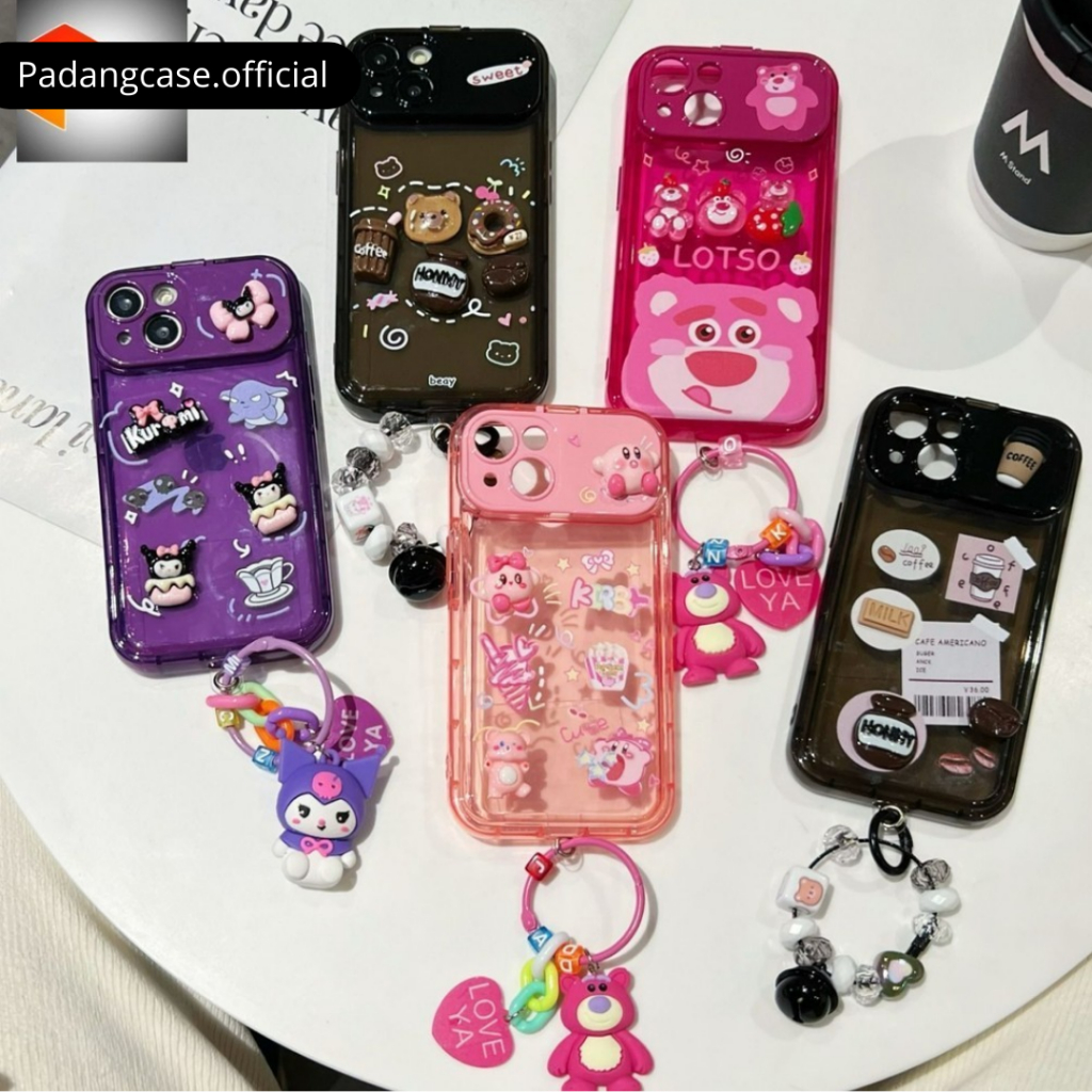 Jual LOTSO SANRIO KUROMI KIRBY BEAR HONNY DAILY COFFEE OVAL FLIP MIRROR ...