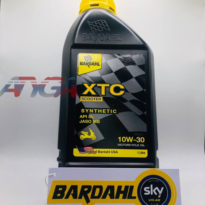 Jual OLI MESIN MOTOR MATIC BARDAHL XTC SCOOTER 1L ESTER SYNTHETIC SAE 10W-30 ORIGINAL USA ...