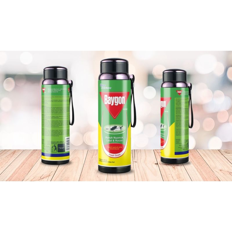 Jual Tumbler Stainless Baygon Jumbo Viral 1000 ml atau 1 Liter untuk ...