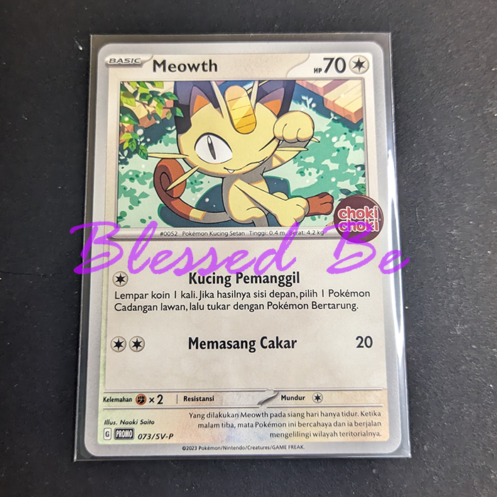 Jual Kartu choki choki tcg pokemon Meowth 2024 | Shopee Indonesia