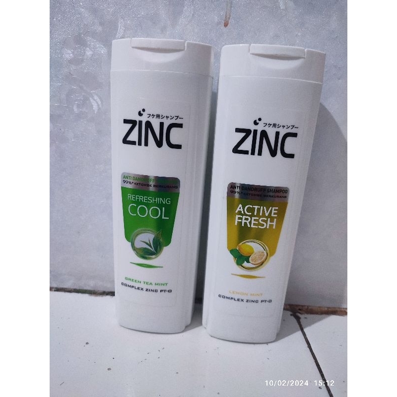 Jual Zinc Shampoo Kemasan 340ml Shampoo Zinc | Shopee Indonesia