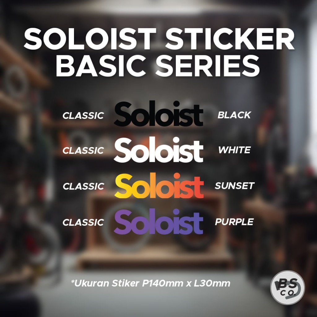 Jual Sticker Soloist by Pengen Brakeless Stiker Sepeda Fixie Soloist ...