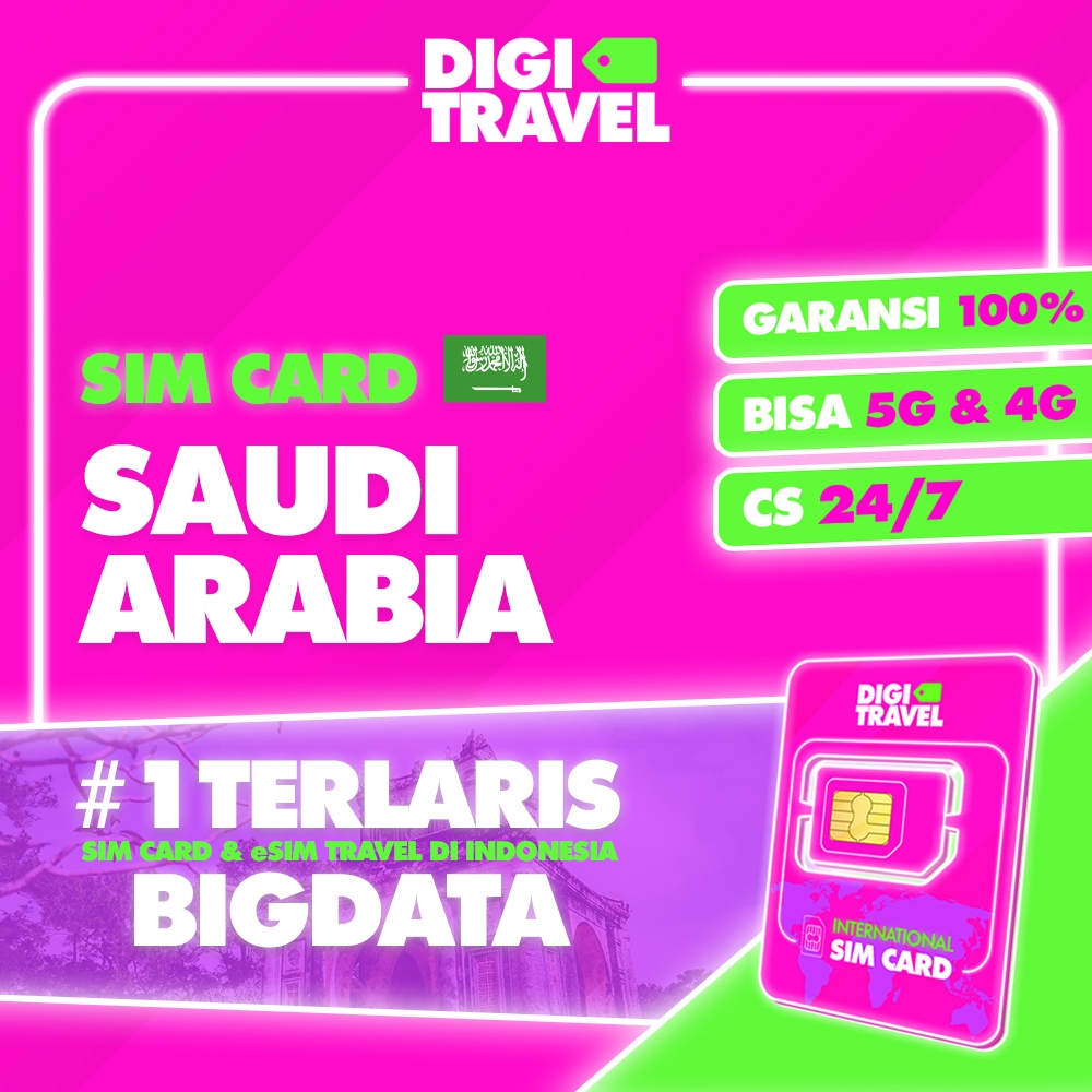 Jual DIGI TRAVEL Sim Card Arab Saudi Umroh Haji Qatar Dubai Israel ...