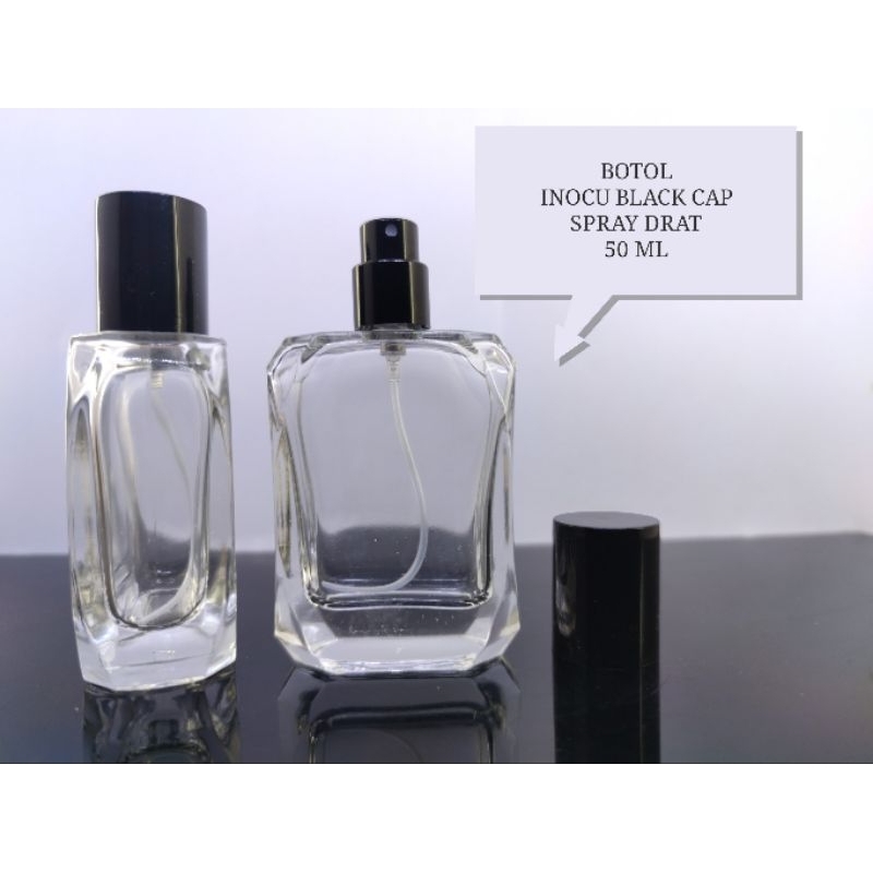 Jual BOTOL - INOCU 50 ML | Botol parfum kosong Spray drat putar [ Lusin ...