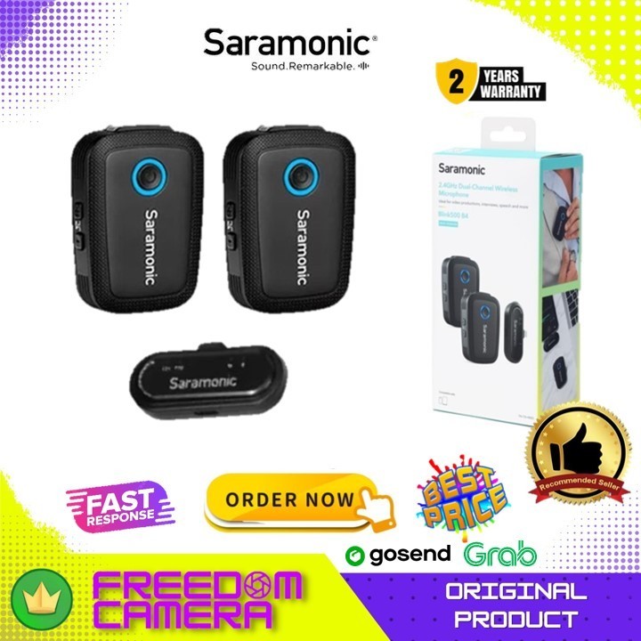 Jual Saramonic Blink 500 B4 New Version Mic Wireless Iphone Shopee