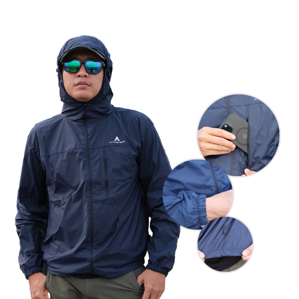 Jual Altitude Gear Jaket Running Olahraga Windbreaker Pria Wanita ...