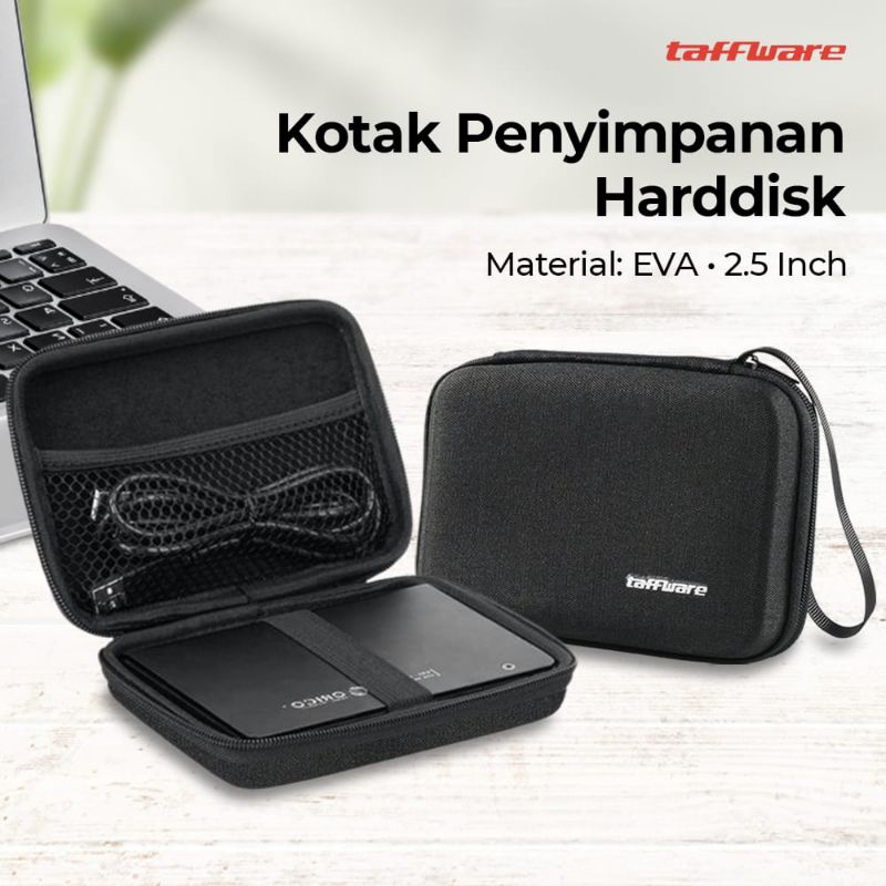 Jual TAFFWARE HDD PROTECTIVE CASE 2.5 INCH HARDDISK SSD EKSTERNAL ...