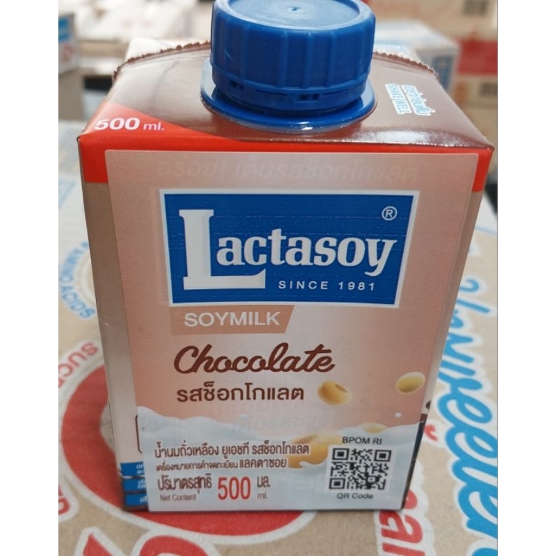 Jual [Halal] Lactasoy Soymilk Susu Kedelai murni Asli Thailand Kemasan ...