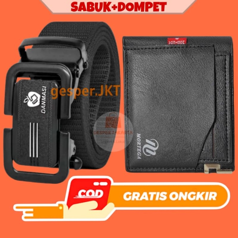 Jual Ikat Pinggang Pria + Dompet Kulit Paket Hampers Gift Box Terlaris ...