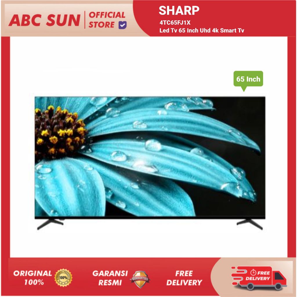 Jual Sharp 4TC65FJ1X Led Tv 65 Inch Uhd 4K Google TV HDR Mirroring ... Jual Sharp 4TC65FJ1X Led Tv 65 Inch Uhd 4K Google TV HDR Mirroring ...