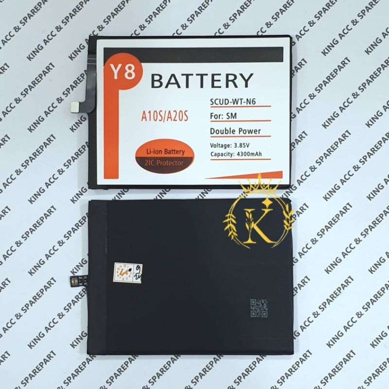 Jual BATERAI BATRE BATERE BATTERY SAMSUNG GALAXY A10S A107 A20S A207 Y8 DOUBLE POWER | Shopee ...