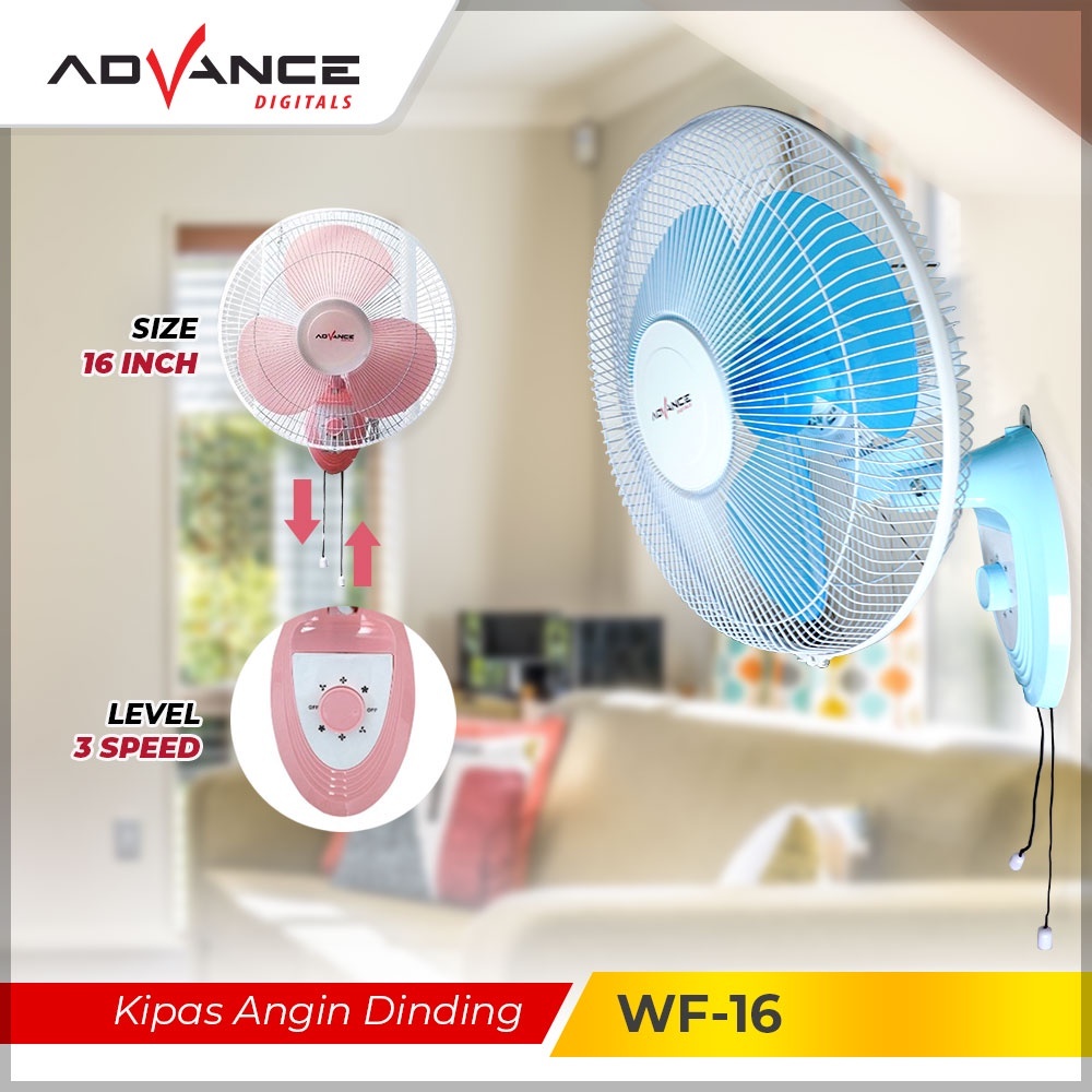 Jual KIPAS ANGIN DINDING/ KIPAS TEMBOK / KIPAS ADVANCE WF16 / WALL FAN ... Jual KIPAS ANGIN DINDING/ KIPAS TEMBOK / KIPAS ADVANCE WF16 / WALL FAN ...