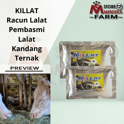 Jual Killat Racun Lalat Pembasmi lalat Kandang Ternak Sapi Kambing Unggas Ayam | Shopee Indonesia
