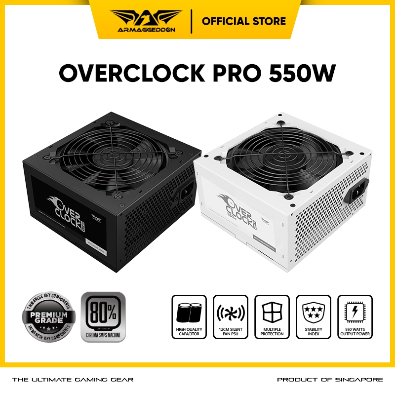 Jual Armaggeddon Overclock Pro 200W / 350W / 450W / 550W Ordinary Power Supply | Shopee Indonesia