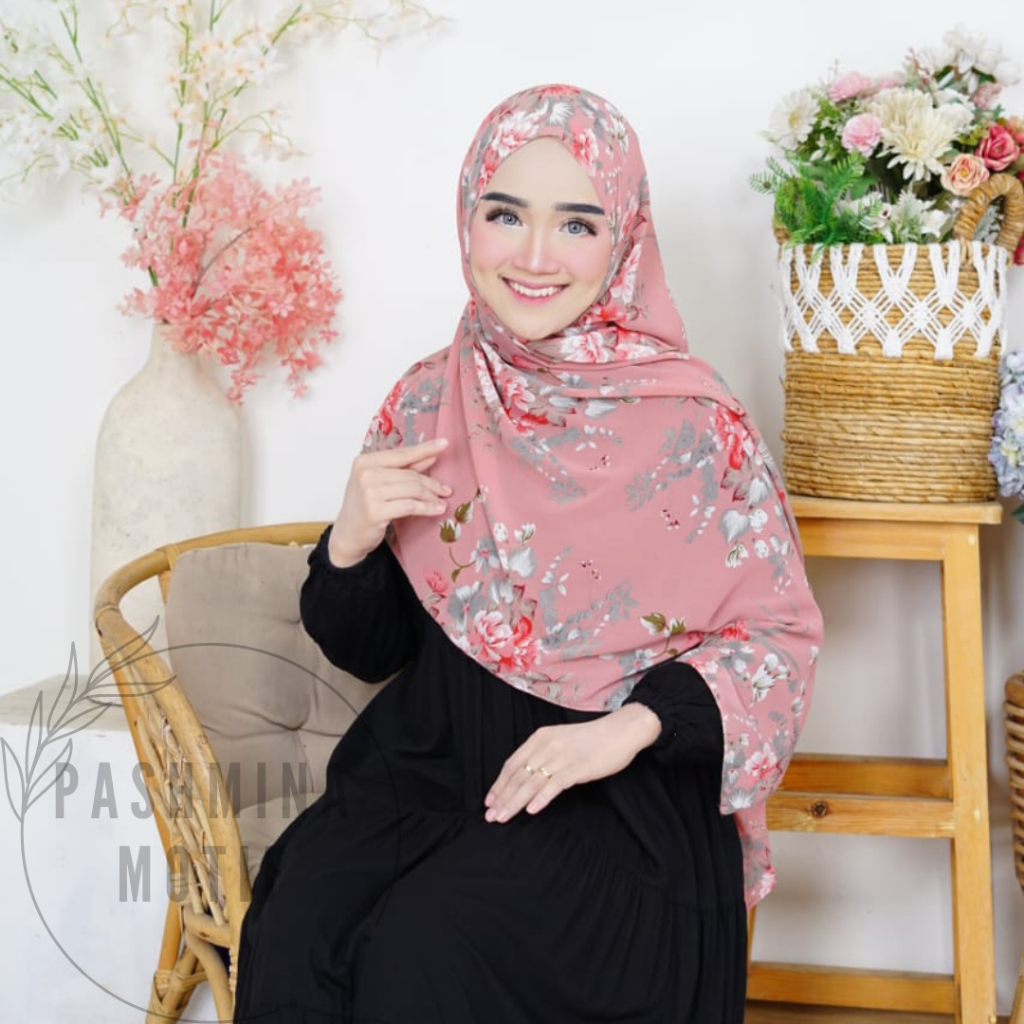 Jual Pashmina Motif Ceruti size 180cm x 75cm (JAHIT TEPI) | Shopee ...
