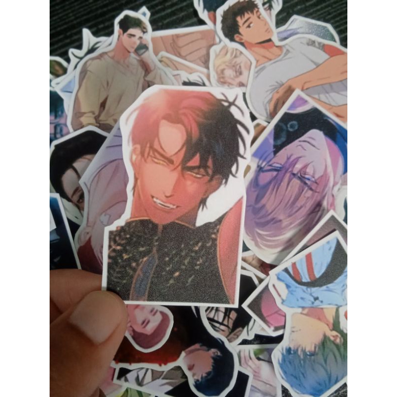 Jual (15 pcs)Custom Stickers Webtoon Manhwa Manhua Yaoi/bl | Shopee ...