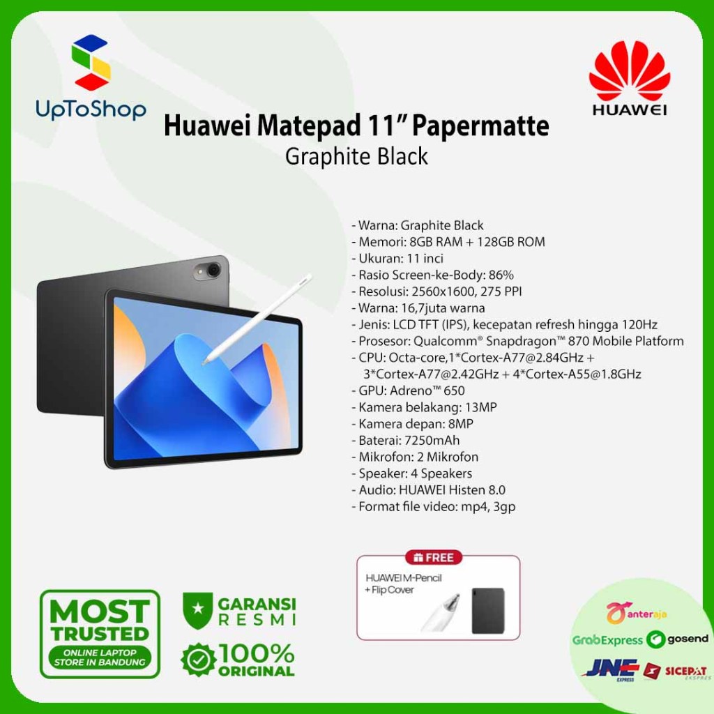 Jual Huawei Matepad 11" PaperMatte Editions [8/128GB] Garansi Resmi ...