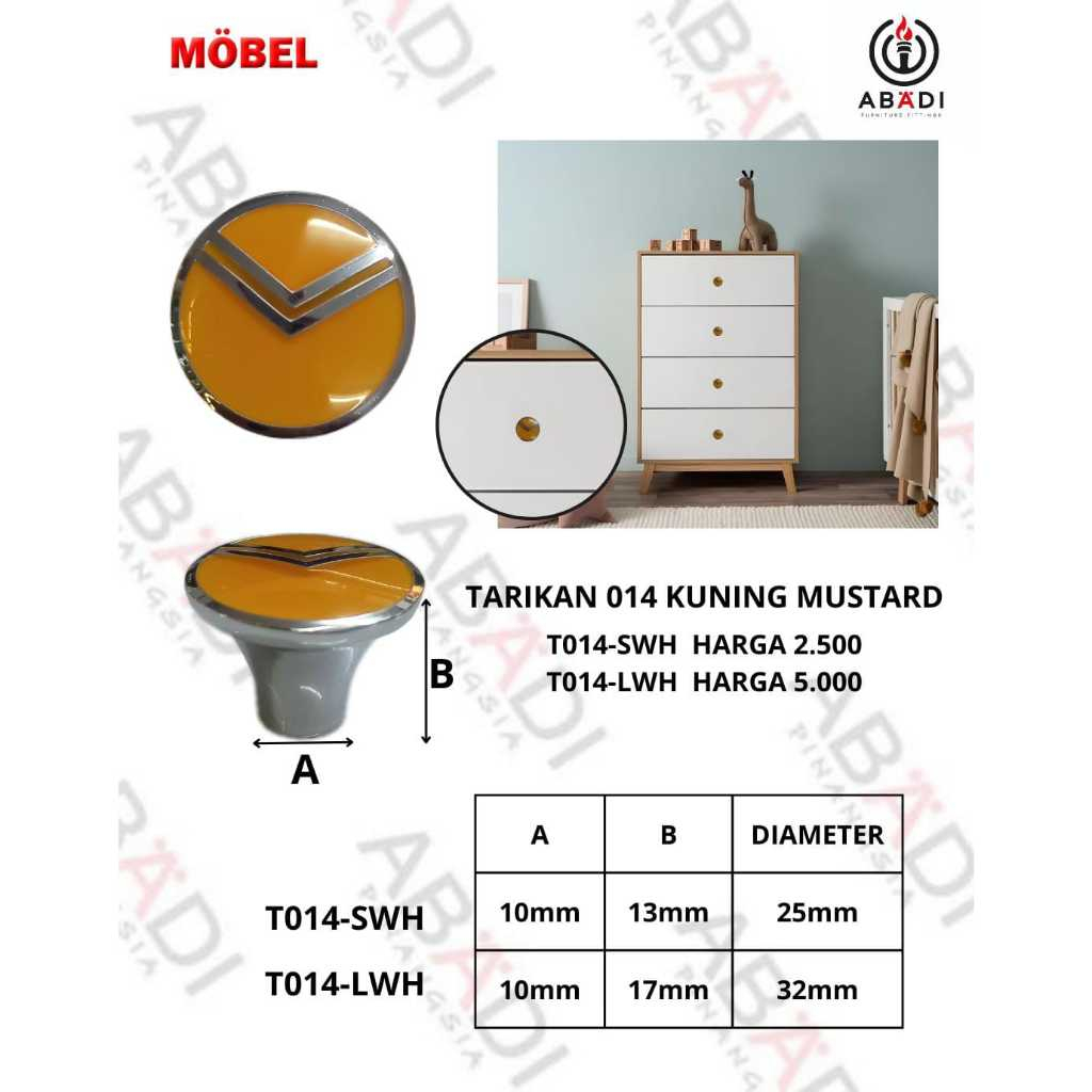 Jual Tarikan Handle Laci Lemari Knob Bulat Pentol Minimalis SS Hitam ...