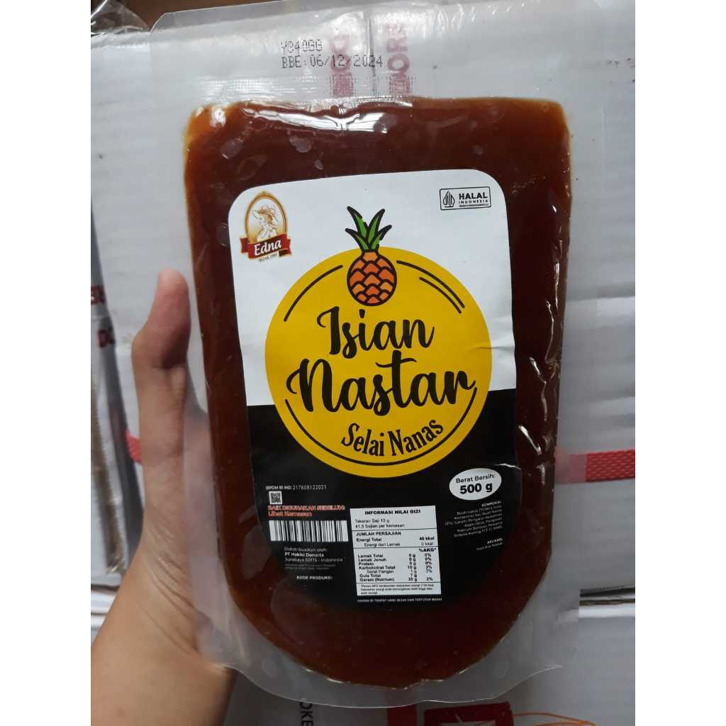 Jual Selai Nanas Nastar Edna 500gr | Shopee Indonesia