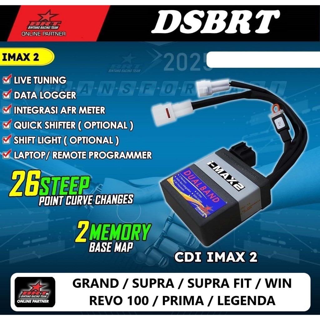 Jual CDI BRT IMAX 2 DUALBAND 26 STEP GRAND SUPRA FIT WIN REVO PRIMA ...