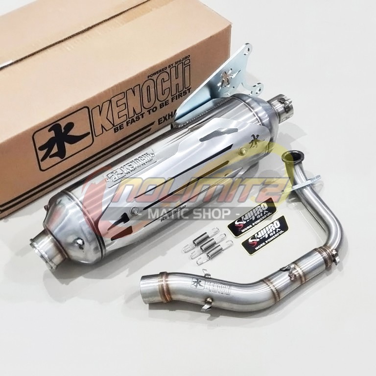 Jual Knalpot Shijiro Kenochi STD Racing Stainless Beat Scoopy Vario 110 ...