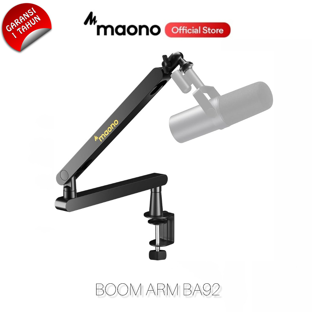 Jual MAONO BA92 Mic Boom Arm with Desk Clamp Versatile Mounting ...