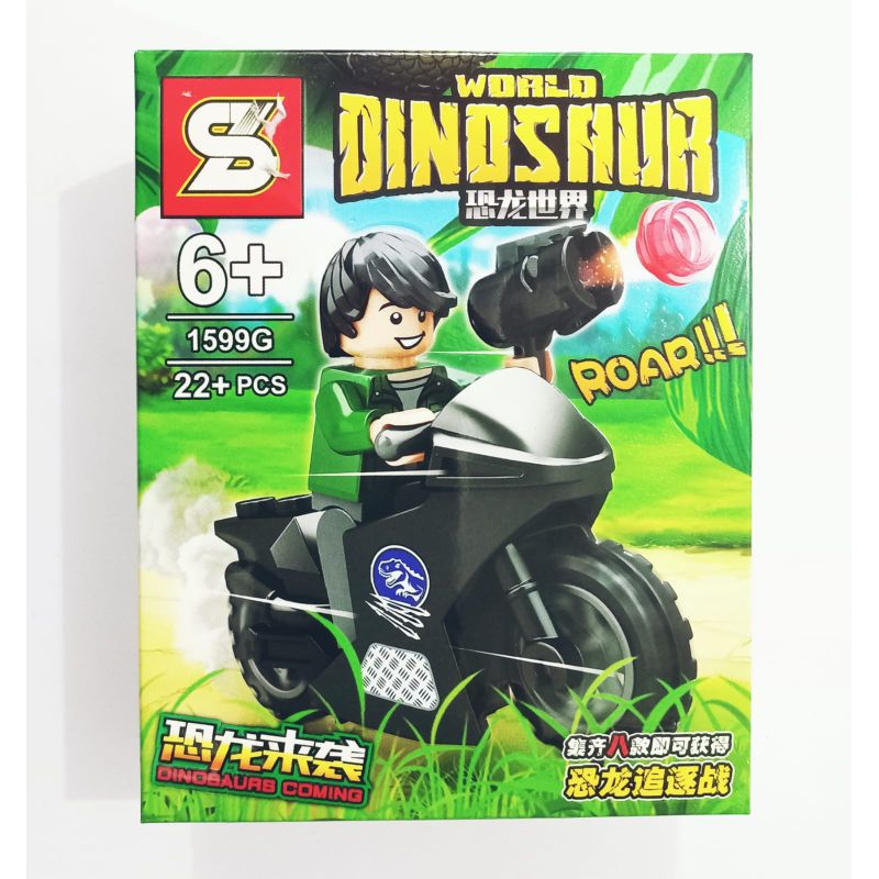 Jual MAINAN EDUKASI ANAK BRICKS DINOSAURUS TRICERATOPS - BRONTOSAURUS ...