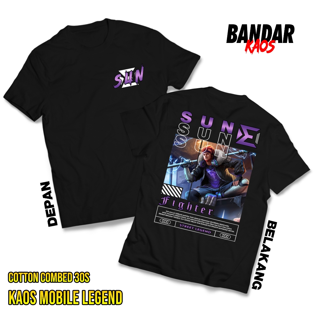 Jual BANDAR KAOS MOBILE LEGEND SUN STREET LEGEND - KAOS SUN FIGHTER ...