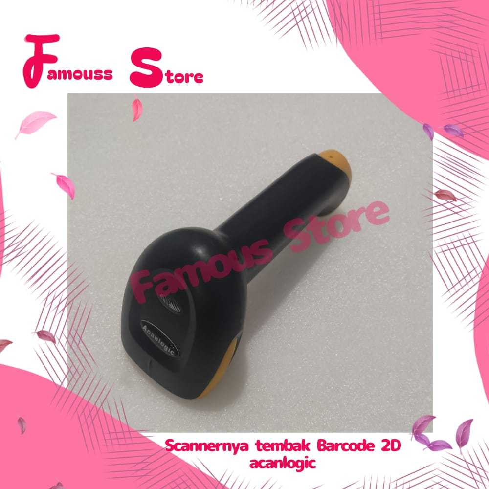 Jual Scanner tembak Barcode 2D acanlogic | Shopee Indonesia