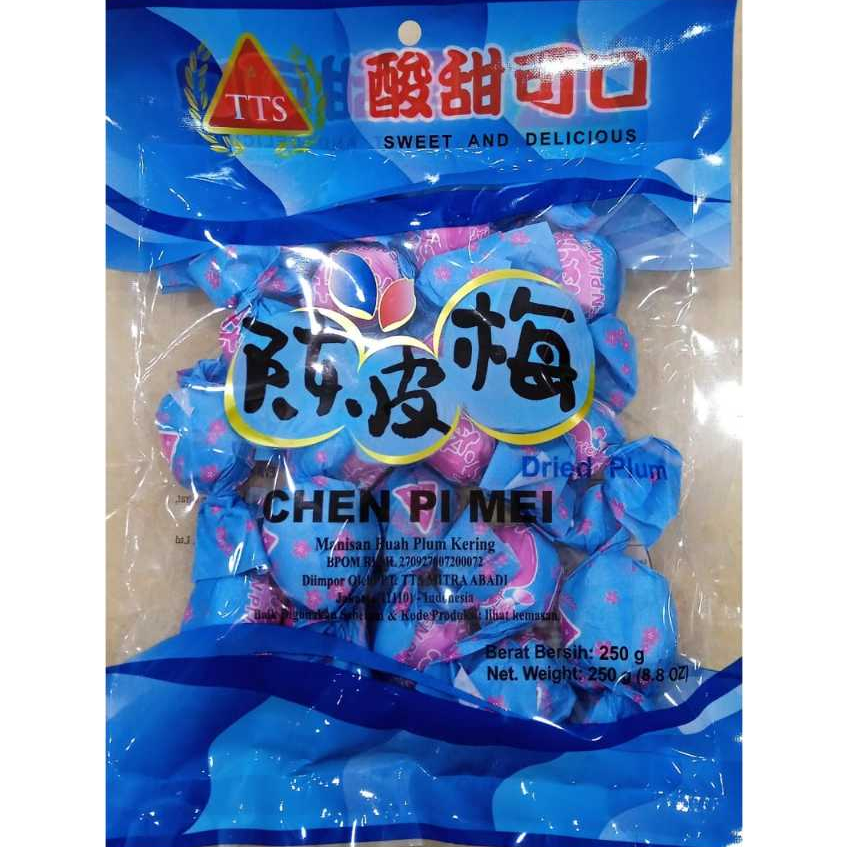 Jual TTS Chen Pi Mei Manisan Buah Plum 250gr / Preserved Plam Makanan ...
