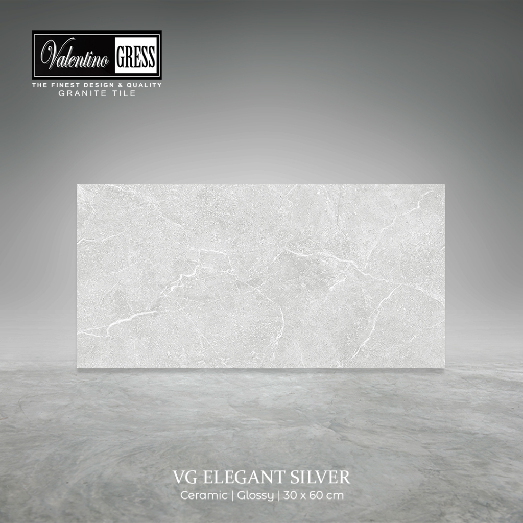 Jual CERAMIC VALENTINO GRESS 30X60 CM - VG ELEGANT SILVER (FOR WALL ...