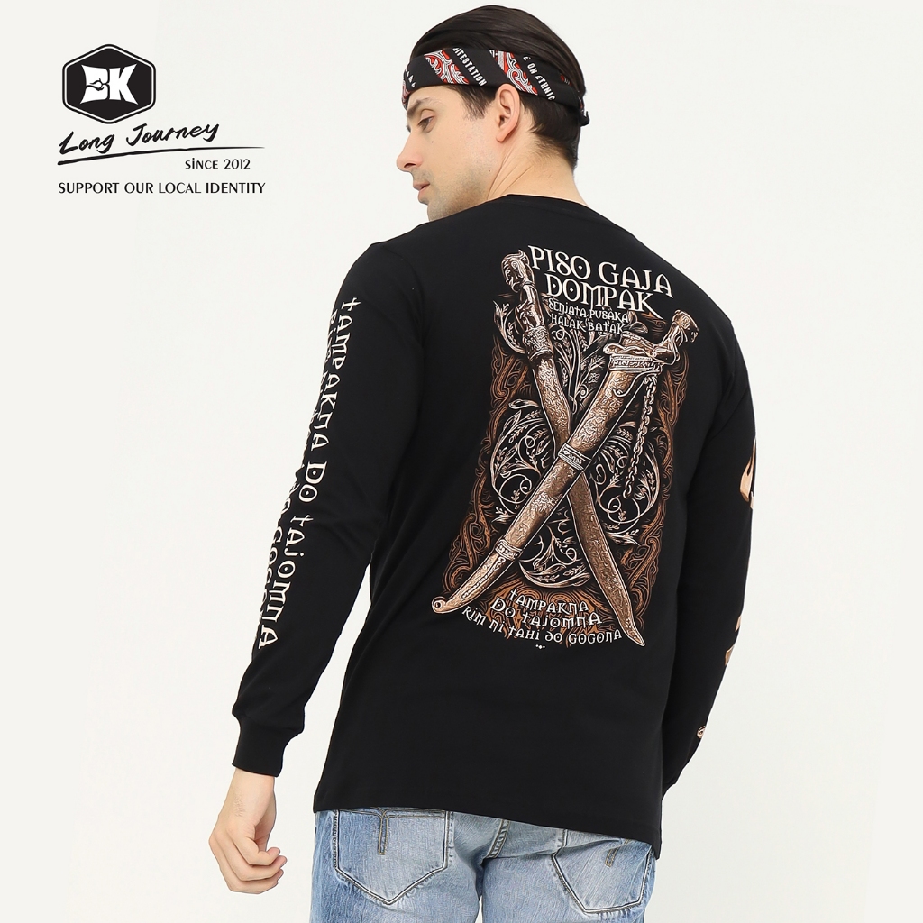 Jual BK ETHNIC | Kaos T-Shirt Etnis Suku Batak |Kaos Tangan Panjang ...