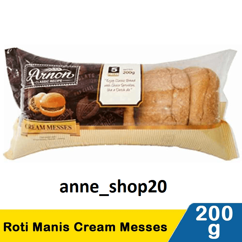 Jual Roti Cream Messes Arnon Bakery 200gr Exp 07-05-25 | Shopee Indonesia