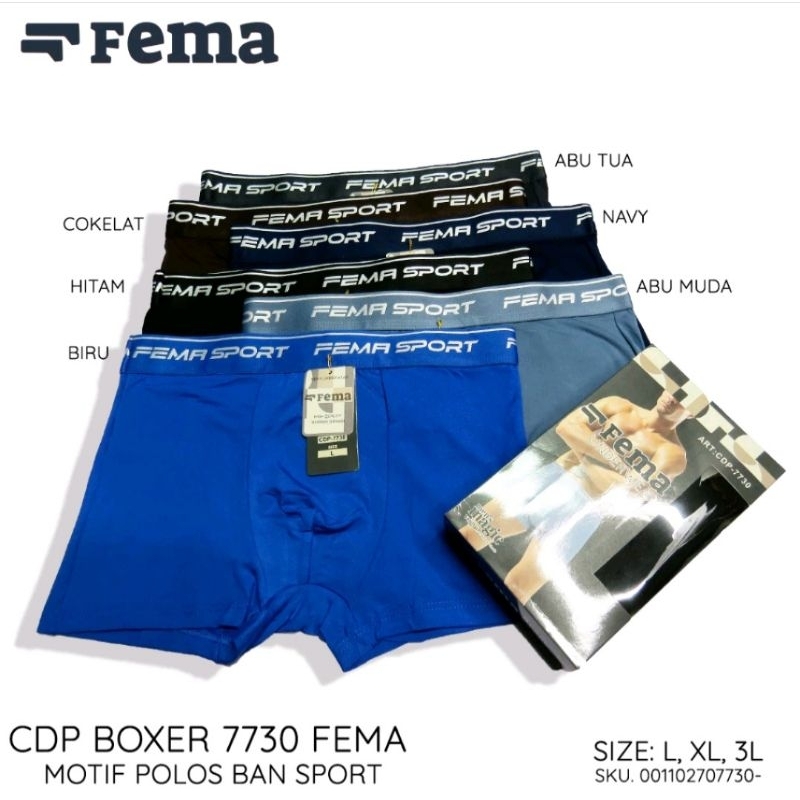Jual 3pcs Celana dalam Boxer Fema sport | Shopee Indonesia